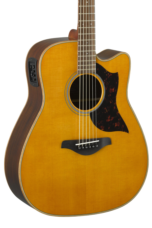 Yamaha A1R Folk Cutaway Acoustic Electric Guitar - Vintage Natural – Bananas At Large Inc ...