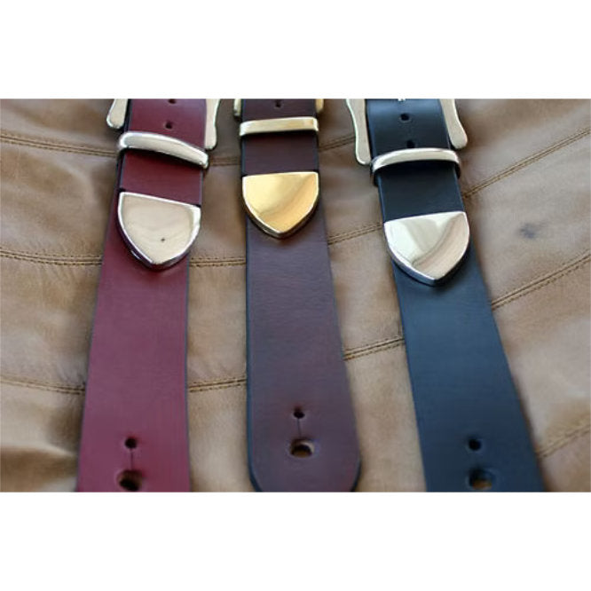 Bear Straps Classic Western Bespoke Handmade Leather Guitar Strap - Bl ...