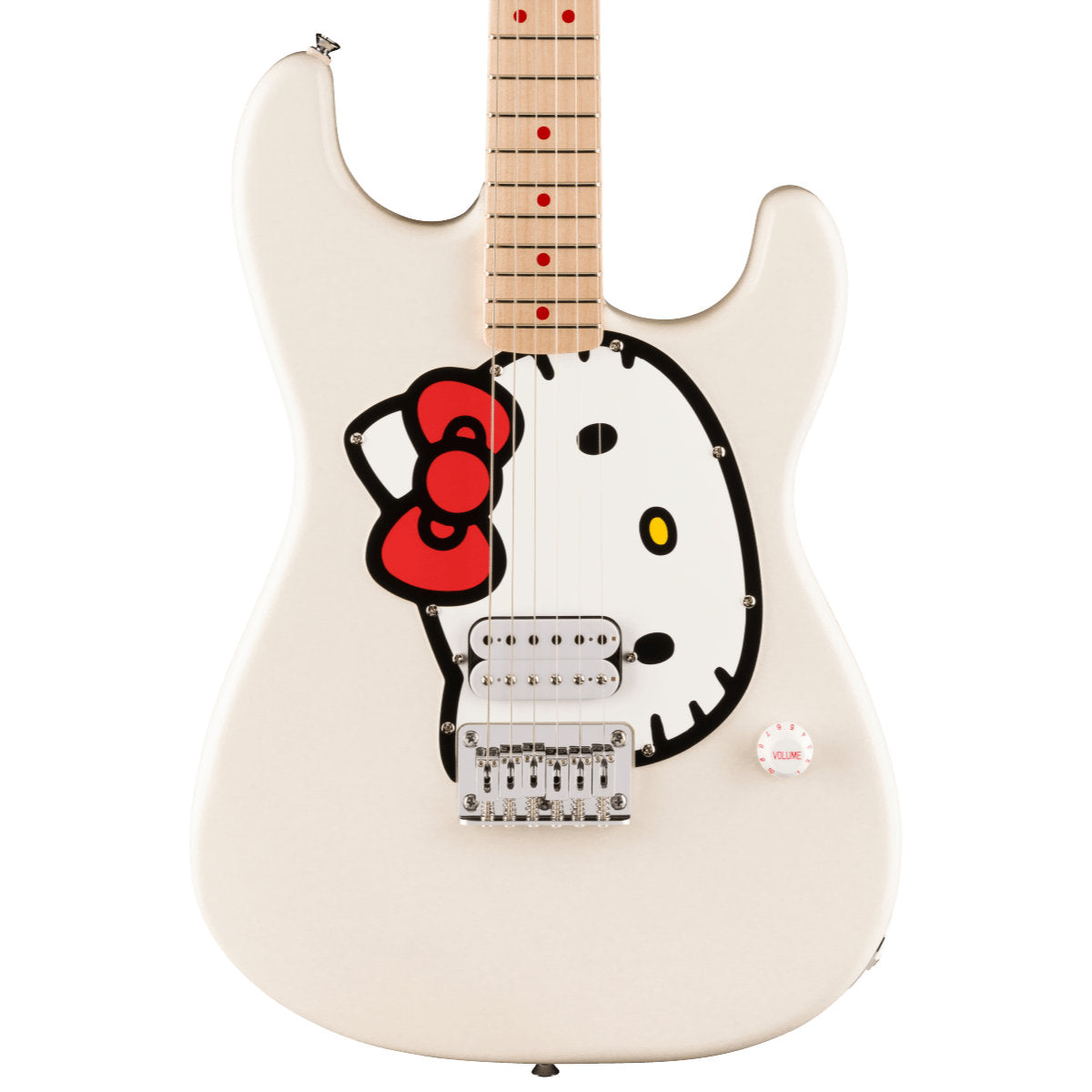 Squier Fender® x Hello Kitty® Stratocaster Electric Guitar - White ...