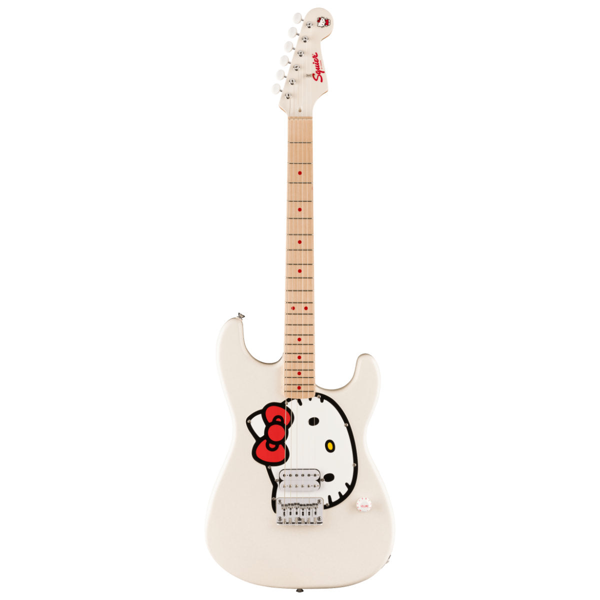 Squier Fender® x Hello Kitty® Stratocaster Electric Guitar - White ...