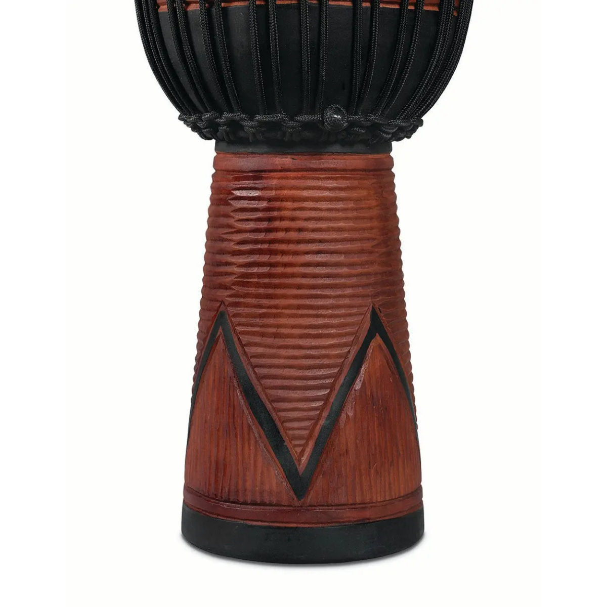 Latin Percussion LP713LB World Beat Wood Art Djembe - Large - Black Br ...