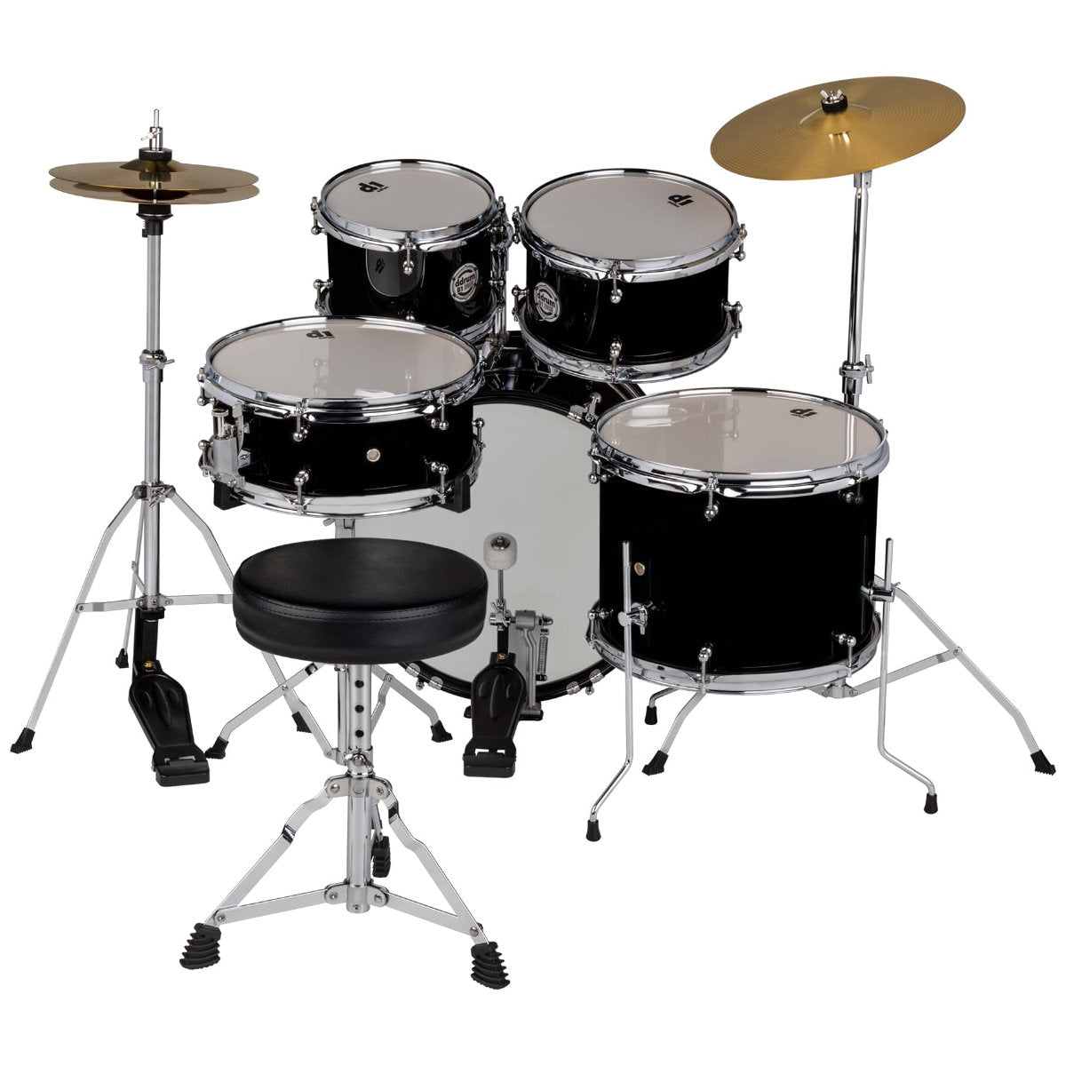 ddrum D1 Junior Complete Drum Set w/ Cymbals - Midnight Black – Bananas ...