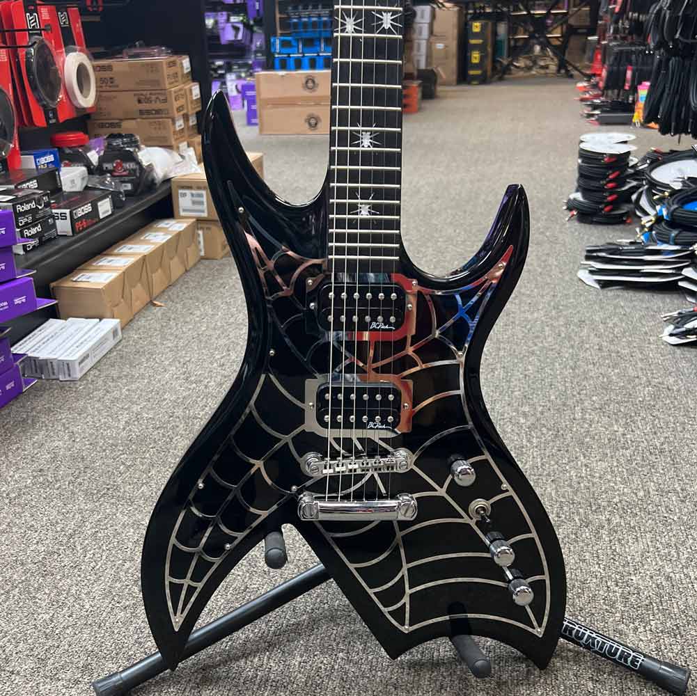 BC Rich Metal Spider Web Special Edition Warlock Electric Guitar (Pre ...