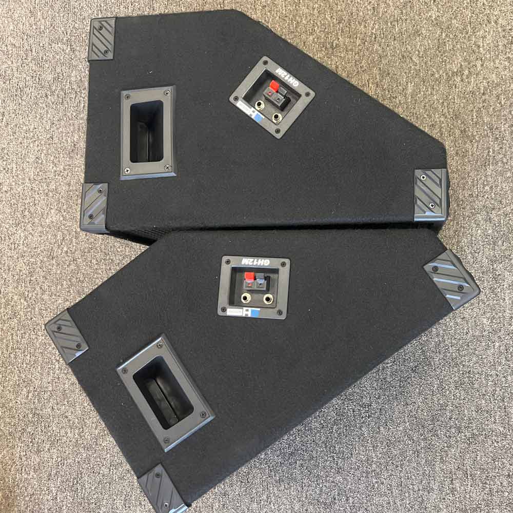 Grindhouse GH12M 12 in. Passive Wedge Floor Monitor Loudspeaker Pair ...