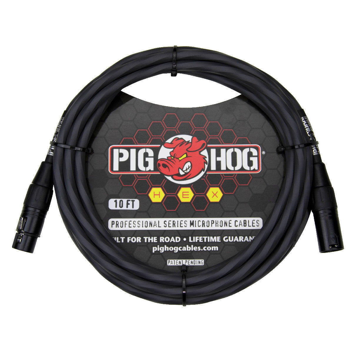 Pig Hog Hex Series Mic Cables - Grey - 10 ft. – Bananas At Large Inc ...