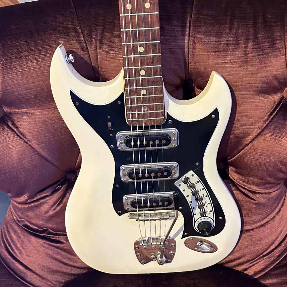 Hagstrom Made in Sweden 1964 Hagstrom III Vintage Electric Guitar w/ B ...