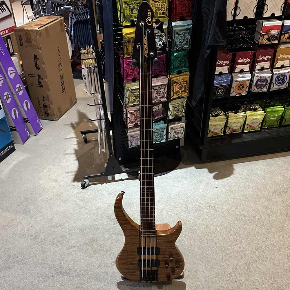 Peavey Cirrus 4 Active Tiger Eye Maple Top Bass w/ Case (Pre-Owned ...