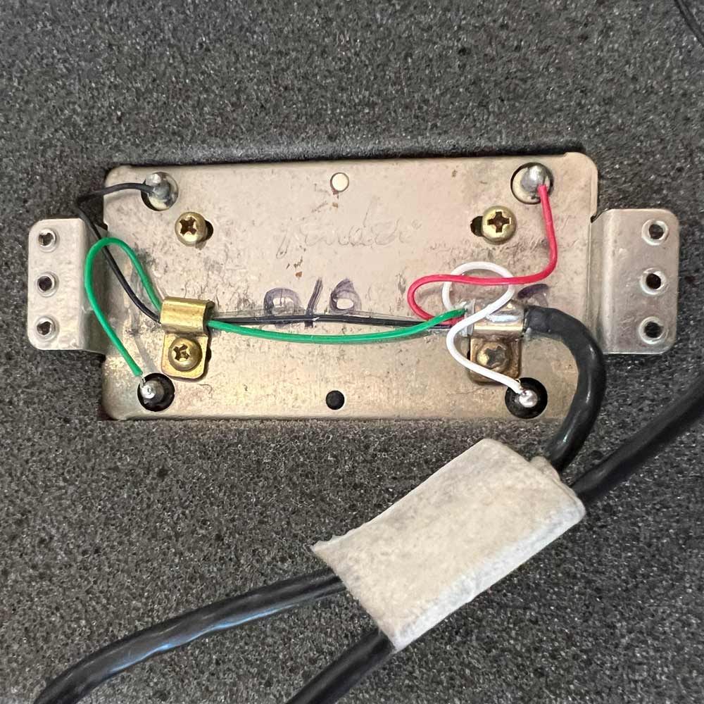 Fender Double Tap Humbucker Pickup - Zebra (Pre-Owned) – Bananas at ...
