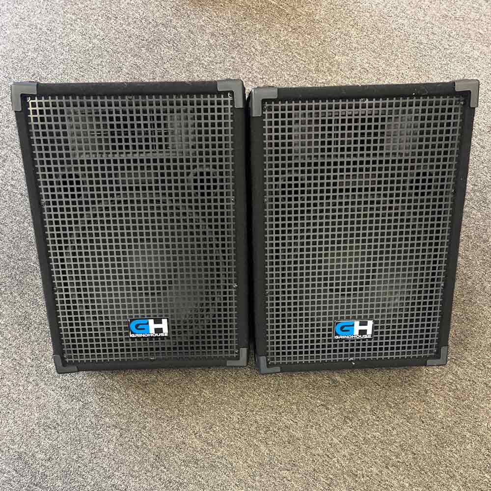 Grindhouse GH12M 12 in. Passive Wedge Floor Monitor Loudspeaker Pair ...