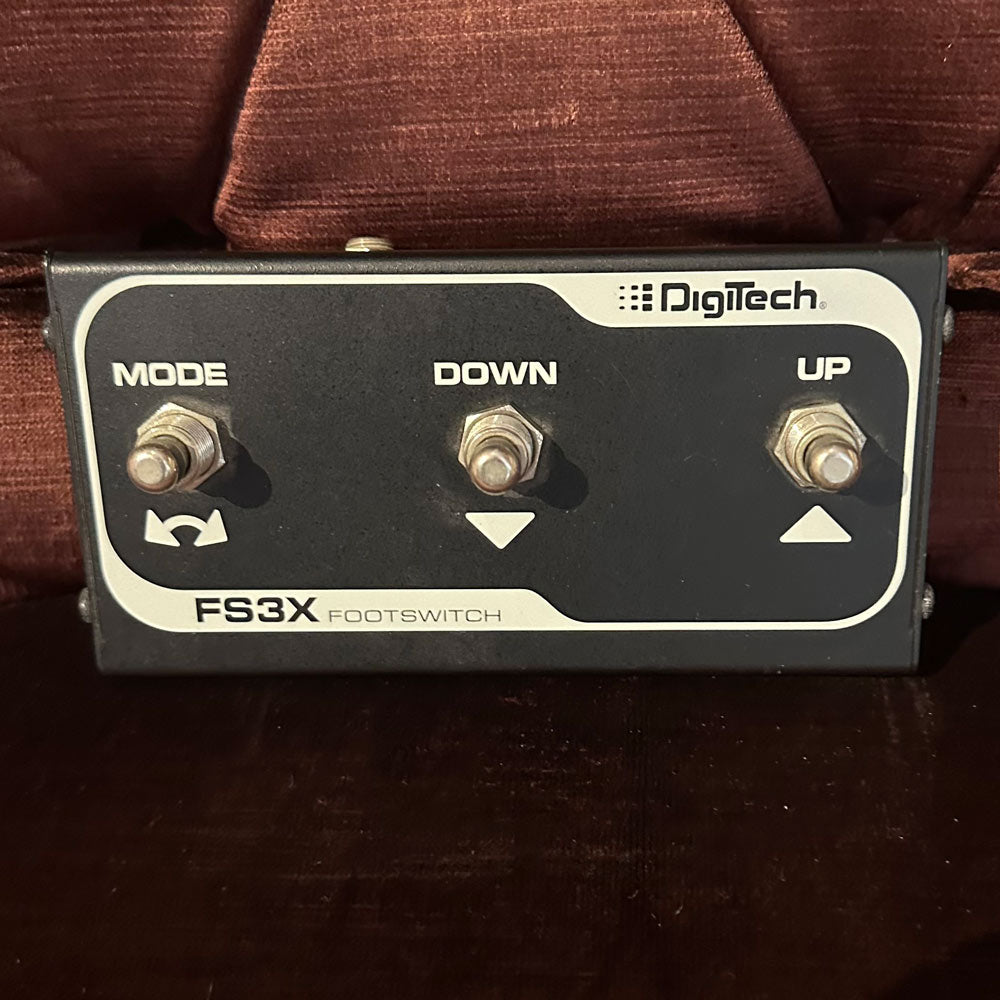 DigiTech FS3X 3-Button Footswitch Pedal for Compatible DigiTech Effect ...