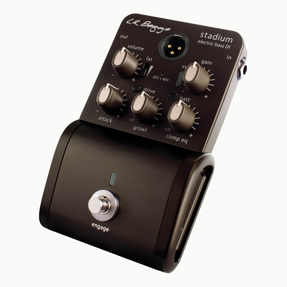 LR Baggs Stadium DI Electric Bass Preamp Pedal w/ Carry Case – Bananas ...