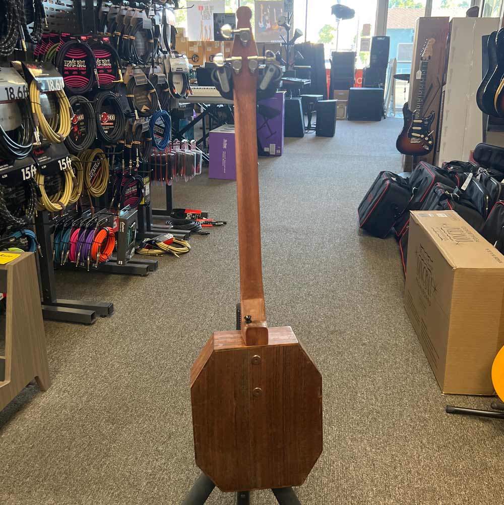 E3 Strings 3-String Hardwood Octagon Cigar Box Acoustic-Electric Guita ...