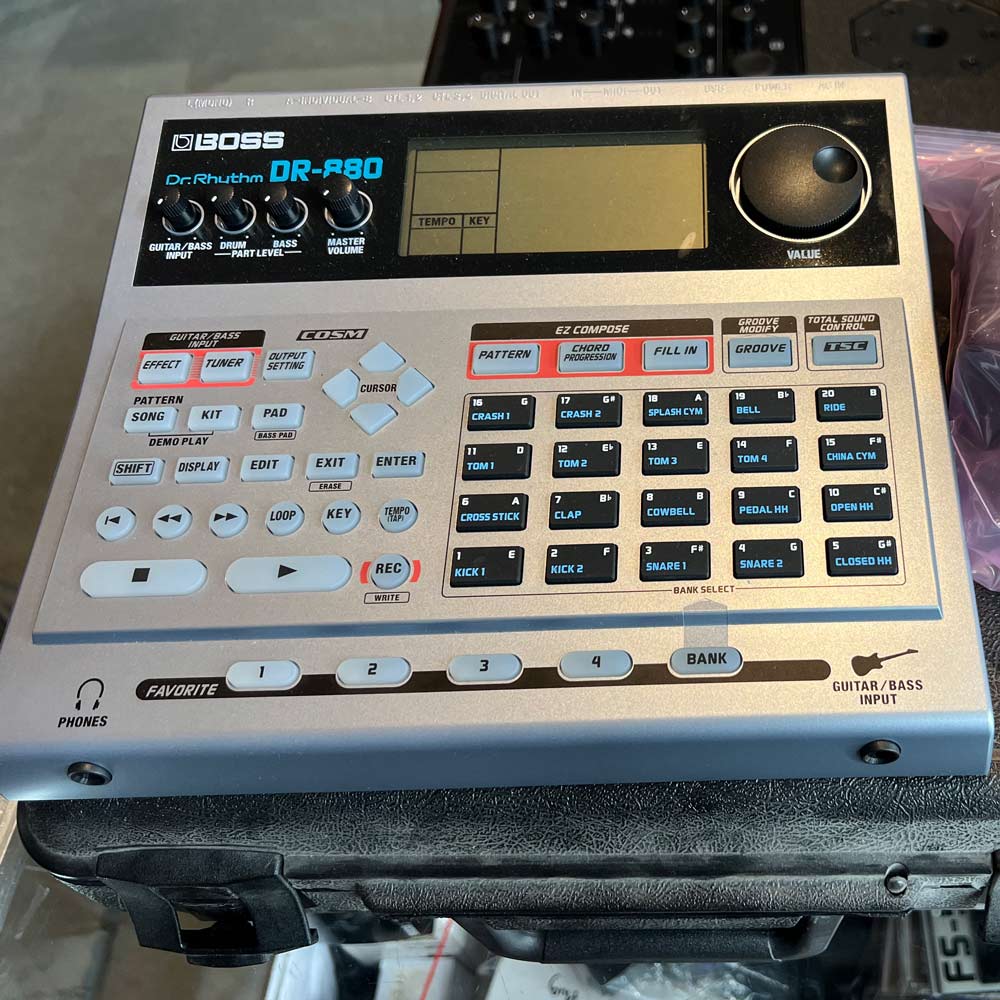 BOSS DR-880 Dr. Rhythm Drum Machine w/ Case and Power Supply (Pre-Owne ...