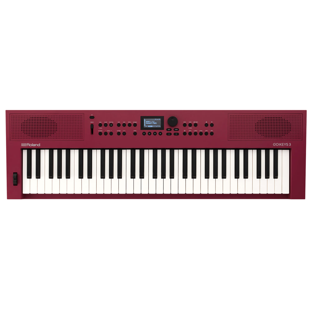 Roland GO:KEYS 3 Music Creation Keyboard - Dark Red – Bananas At Large ...