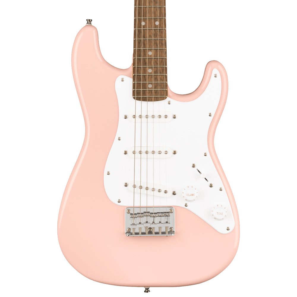 Fender Squier Mini Stratocaster Electric Guitar - Shell Pink – Bananas ...