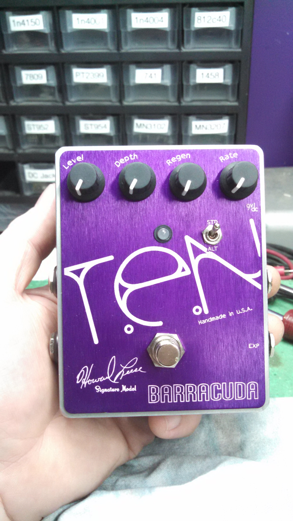 Ten Effects Howard Leese Signature Barracuda Analog Flanger Pedal v3 ...
