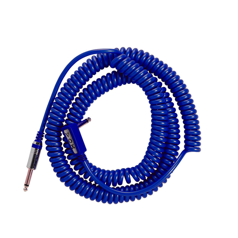 VOX VCC Vintage Coiled Cable with Mesh Bag- 29.5 ft. - Blue – Bananas ...