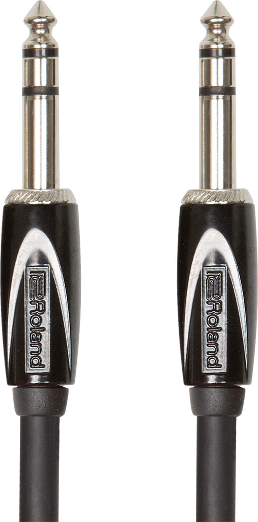 Roland RCC-15-TRTR Black Series Interconnect Cable, 1/4 in. to 1/4 in ...