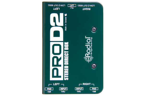 Radial ProD2 Stereo Direct Box – Bananas at Large® Musical Instruments ...